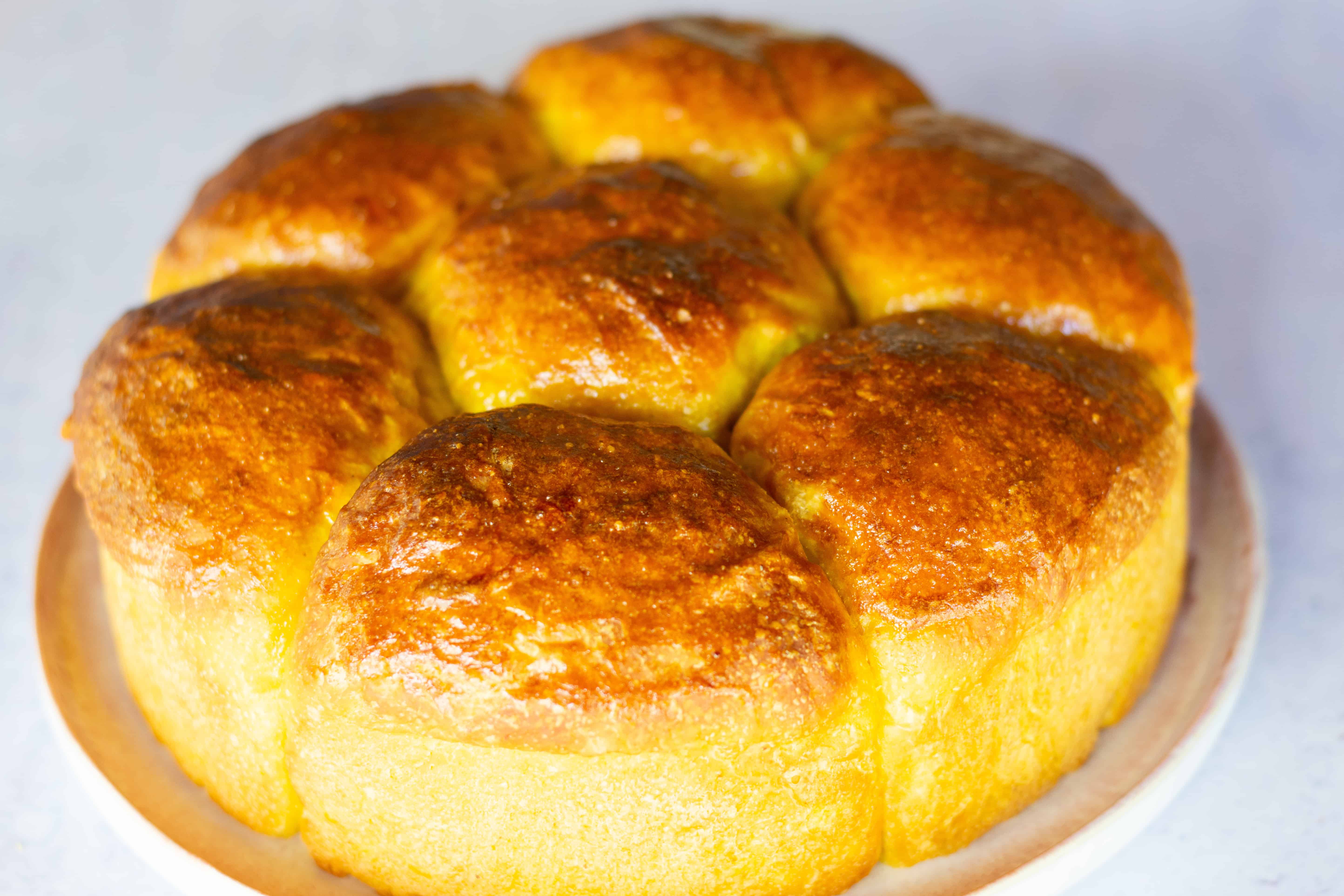 Turmeric Corn Sourdough Buns - Higher Alchemy Baking